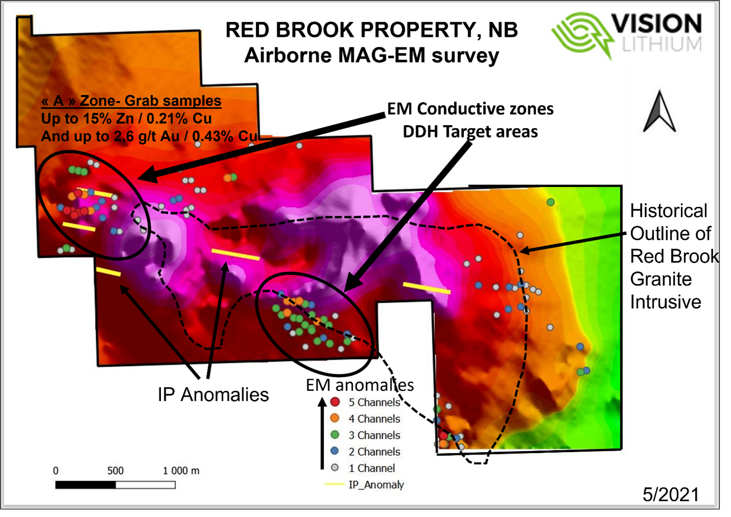 VISION LITHIUM LAUNCHES INAUGURAL DRILL PROGRAM ON RED BROOK COPPER ...